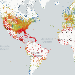World METAR map - turbli